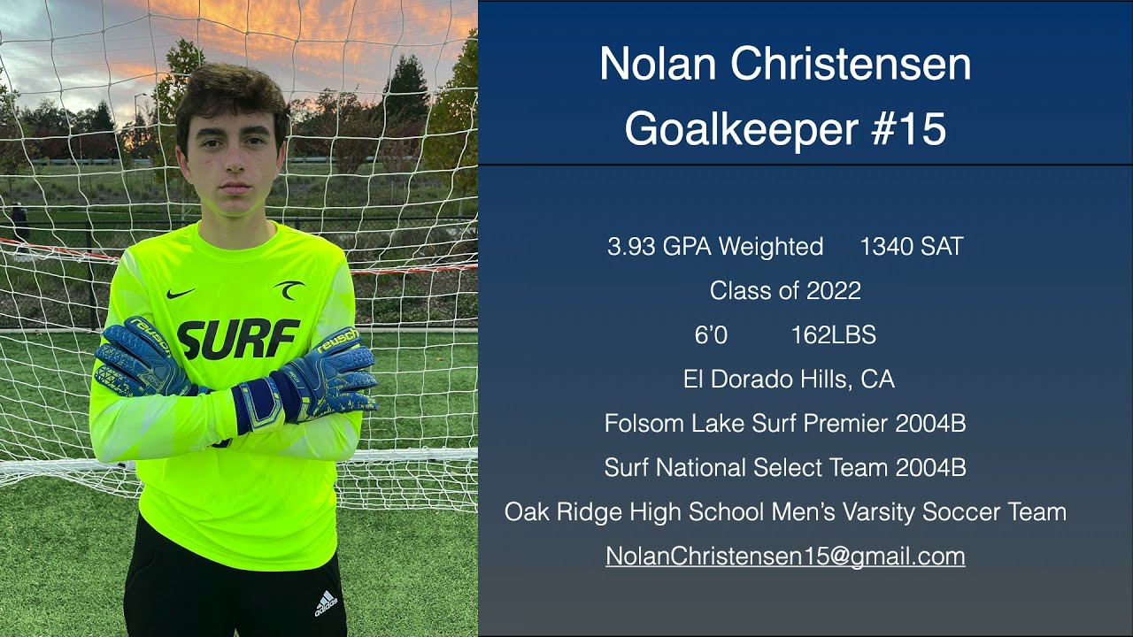 Nolan Christensen - 2022 - Goalkeeper - Cumulative Highlights and ...