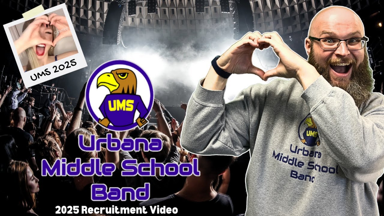 Urbana Middle School Band 2025 Recruitment Video - YouTube