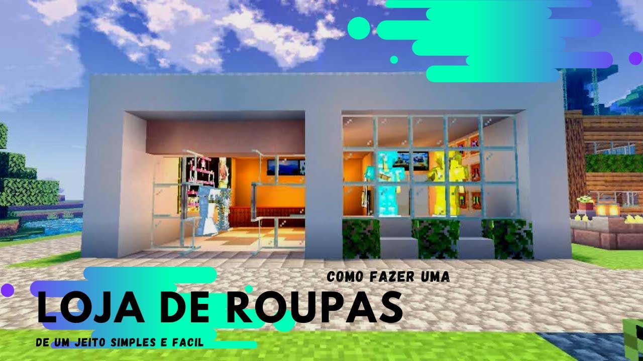 loja de roupas minecraft - YouTube