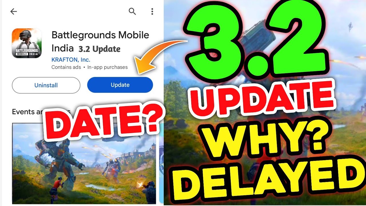 🔴Why Delayed Bgmi 3.2 Update In Bgmi? अब कब आएगा ? New Update?? Bgmi 3. ...