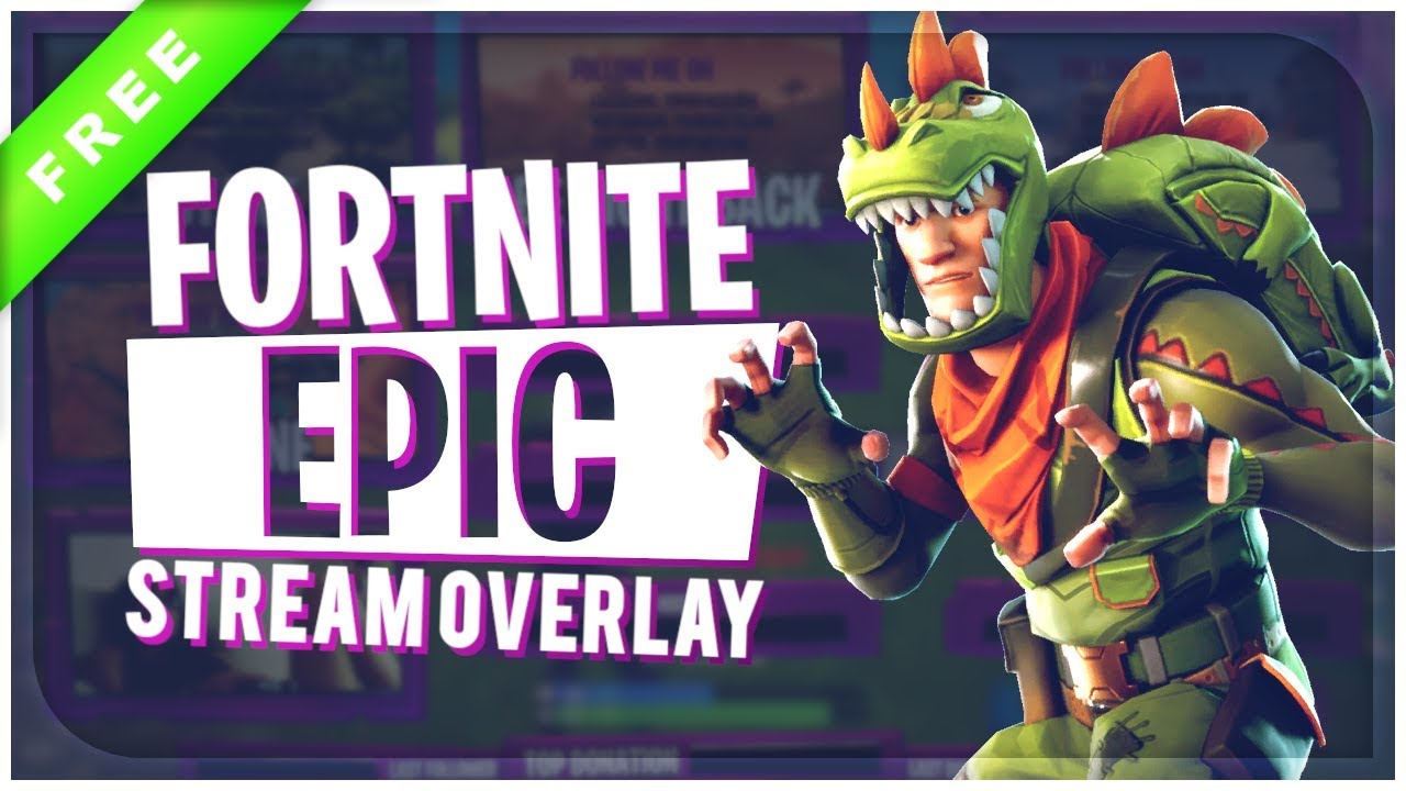 Animated Fortnite Stream Overlay "Epic" | Free Download - YouTube