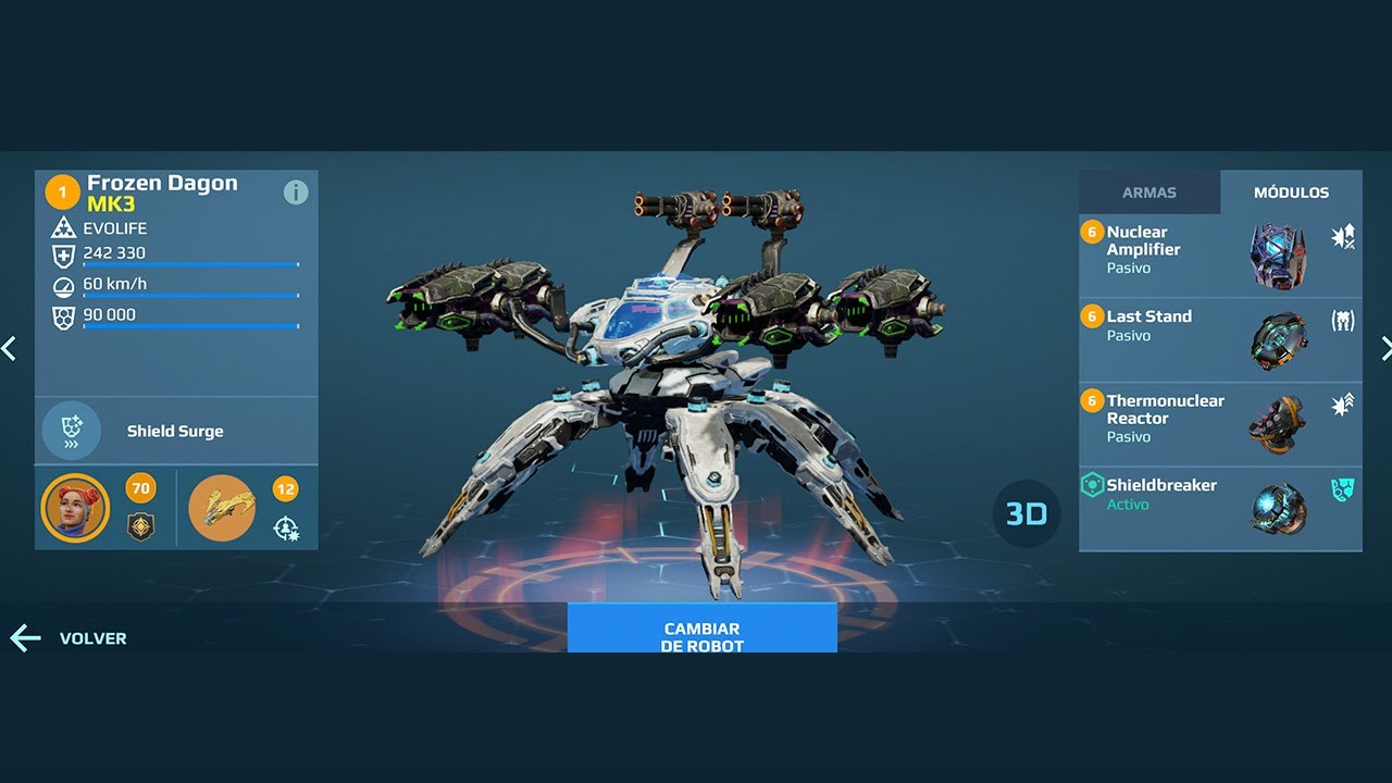 Awesome COMBO f2p 4x BLIGHT 2x MAGNETAR DAGON - War Robots Gameplay WR ...