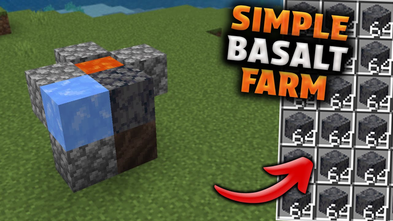 Easy 1.21 Basalt Farm in Minecraft Bedrock (MCPE/Xbox/PS/Switch/PC ...