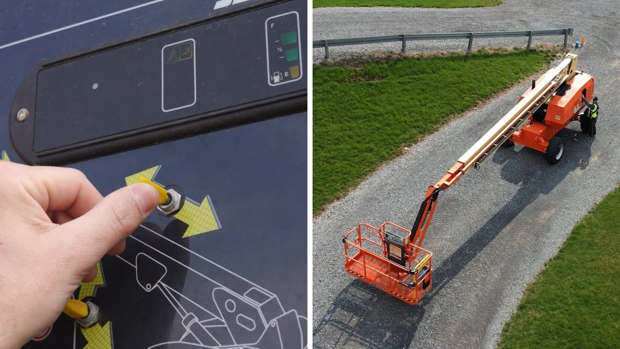 JLG Telescopic Boom Lift Controls and Indicators (860SJ) - YouTube