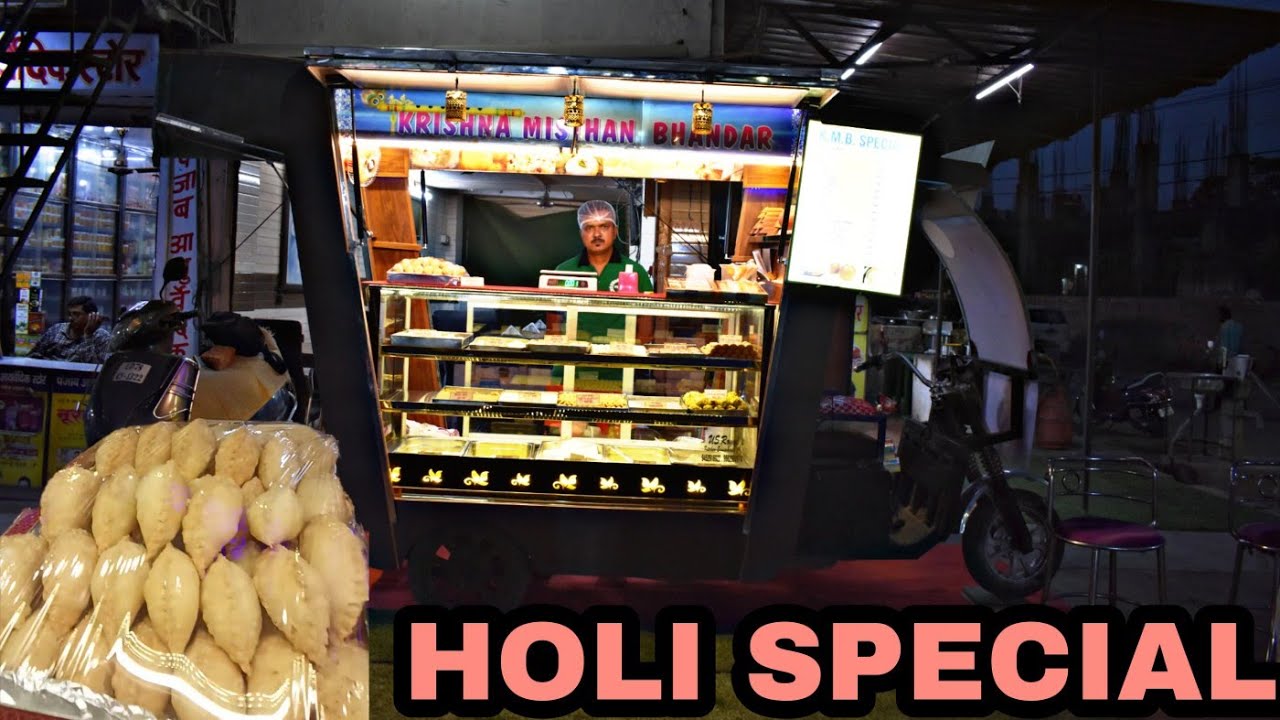 KANPUR'S FIRST ELECTRONIC SWEET FOOD CART | KRISHNA MISHTHAN BHANDAR ...