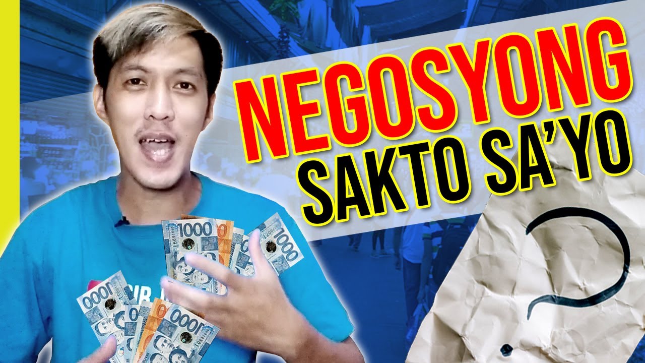 NEGOSYO TIPS : PAANO PUMILI NG NEGOSYO NA TAMA PARA IYO - YouTube