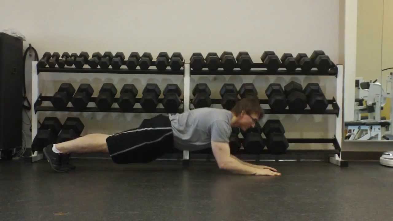 Body Weight Triceps Press - YouTube