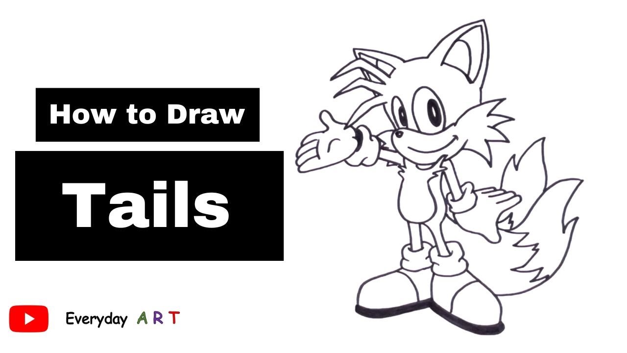 Art 156 - How to Draw Tails for Kids - Easy and Simple Drawing 2023 ...