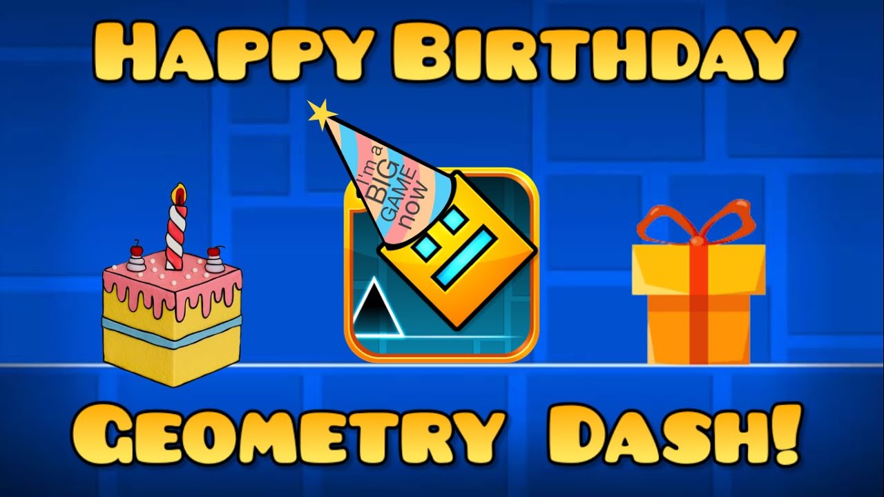 Happy Birthday Geometry Dash! - YouTube
