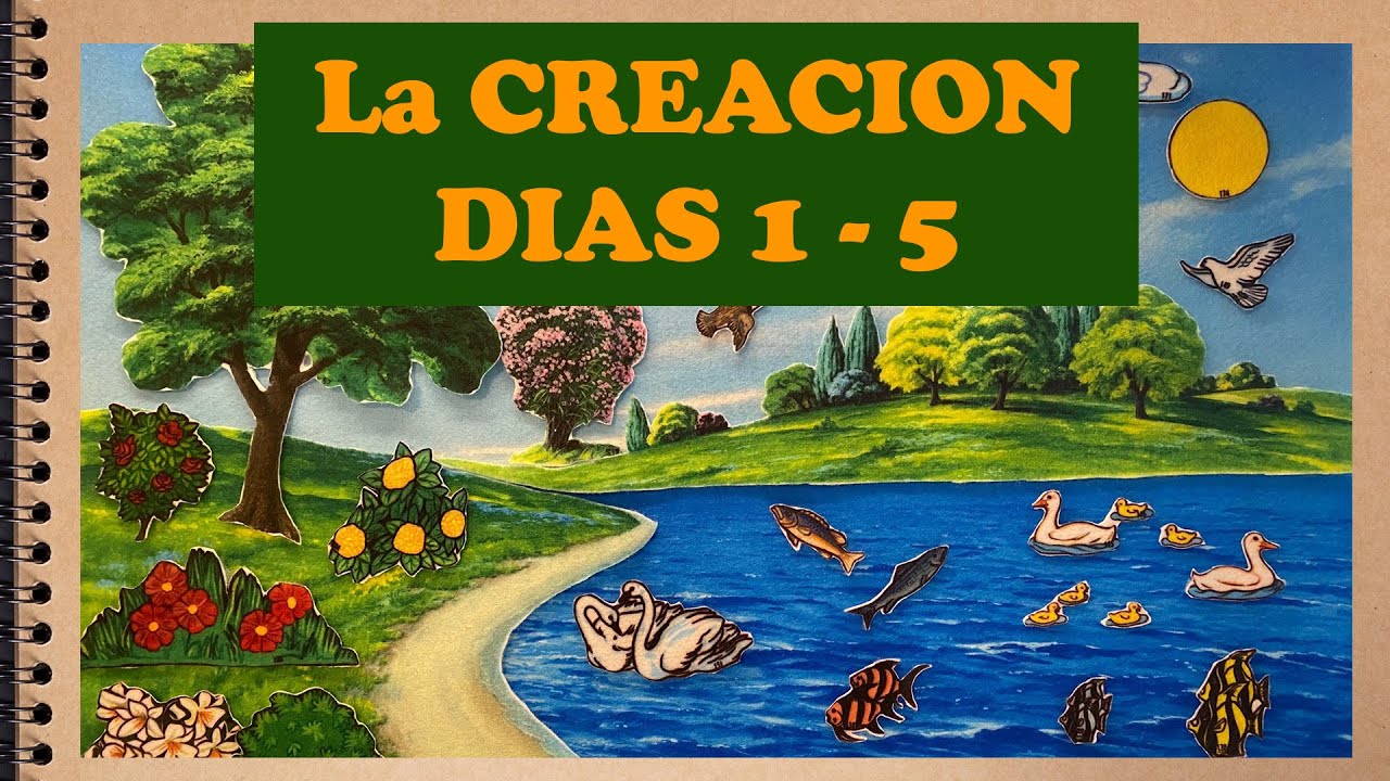 Español. Leccion 1. La Creación. Genesis 1:1 en franelografo - YouTube