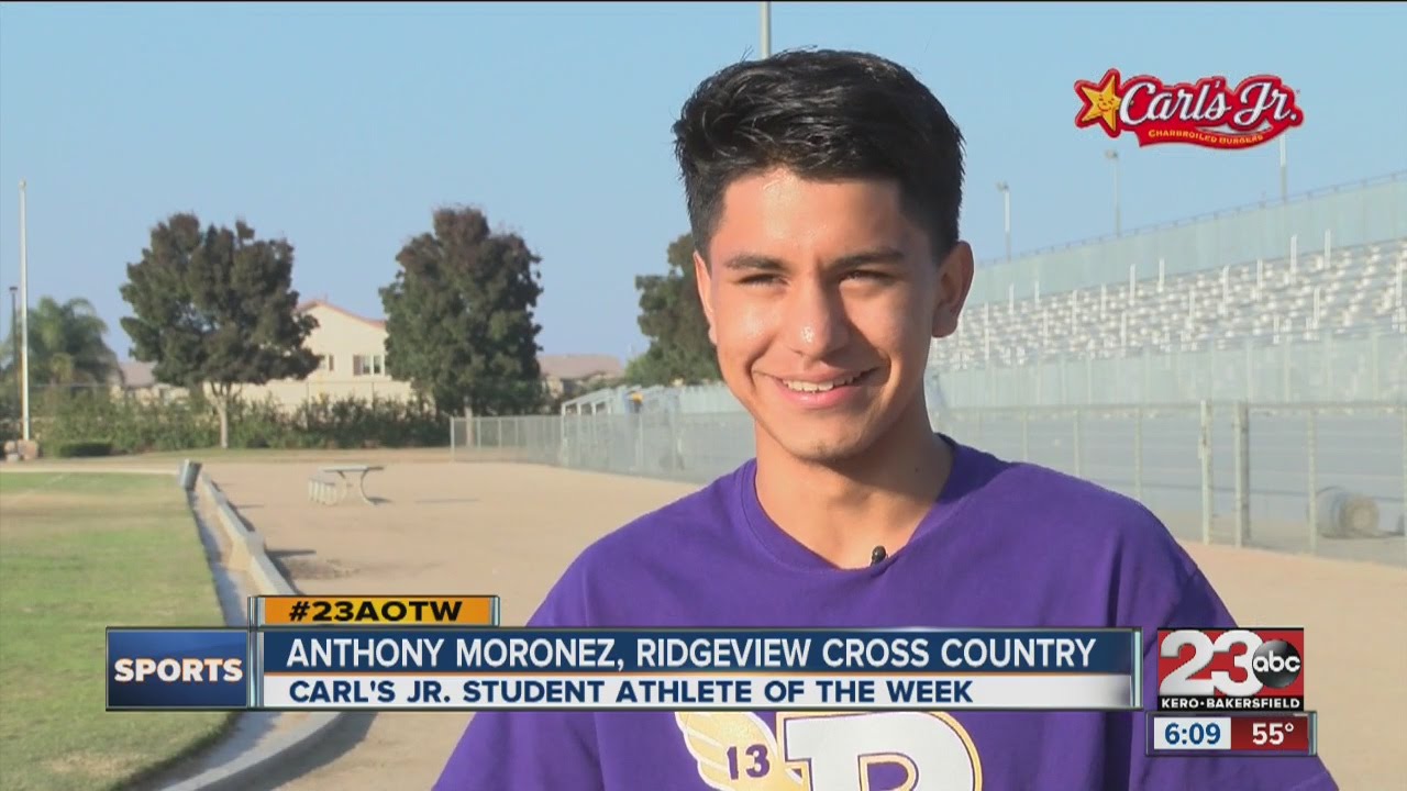 Male Athlete of the Week: Anthony Moronez - YouTube
