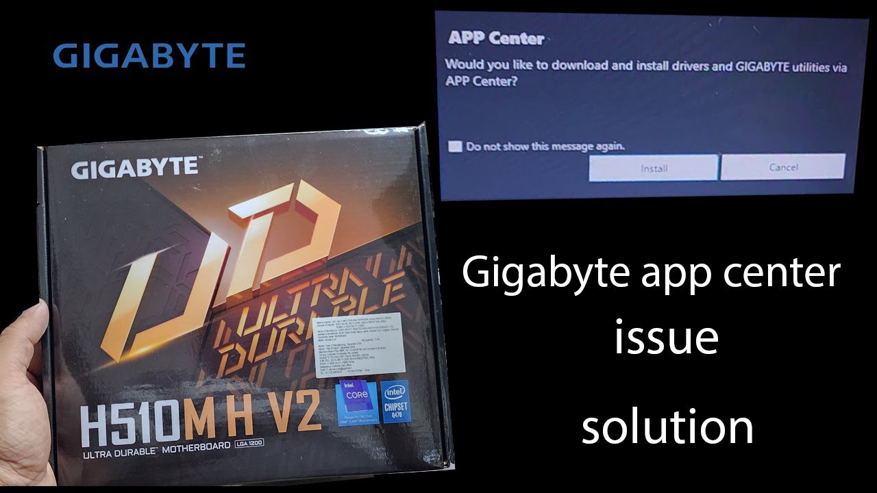 gigabyte motherboard app center - YouTube