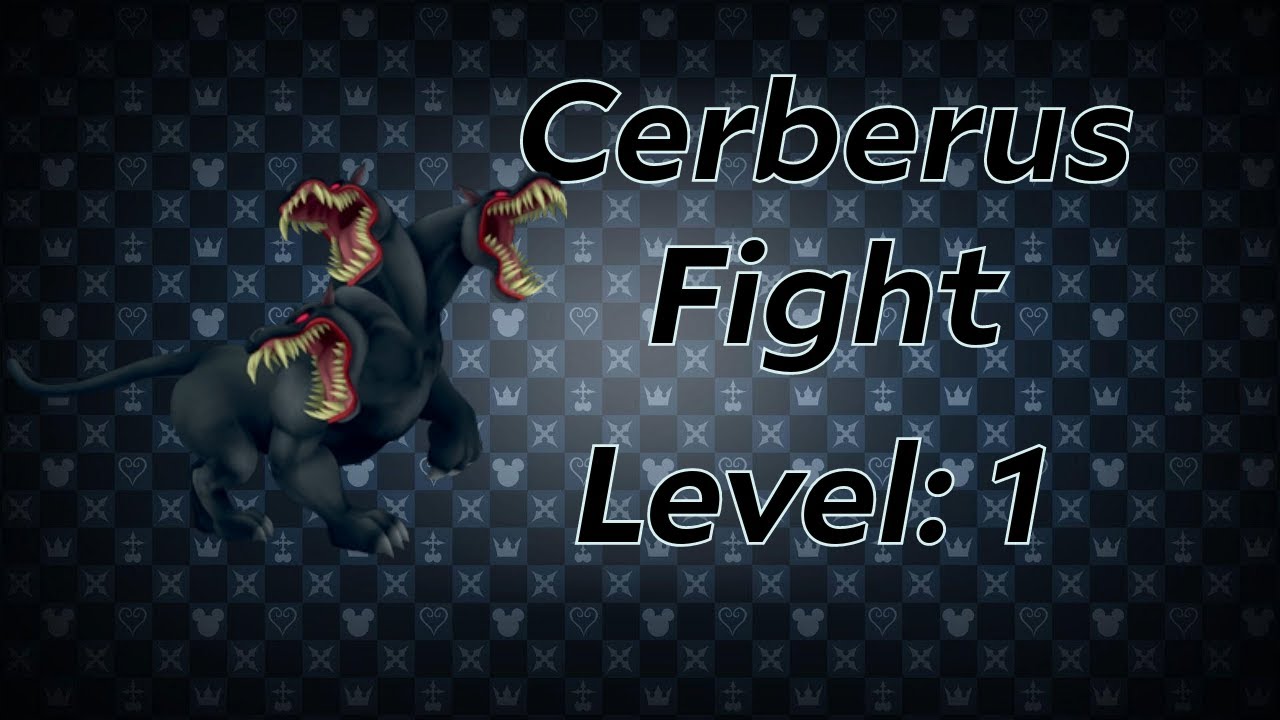 Kingdom Hearts 1: Level 1 Cerberus Fight - YouTube