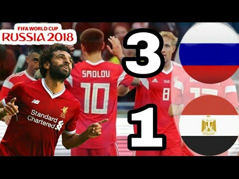 Rusya 3-1 Mısır HD Maç Özeti