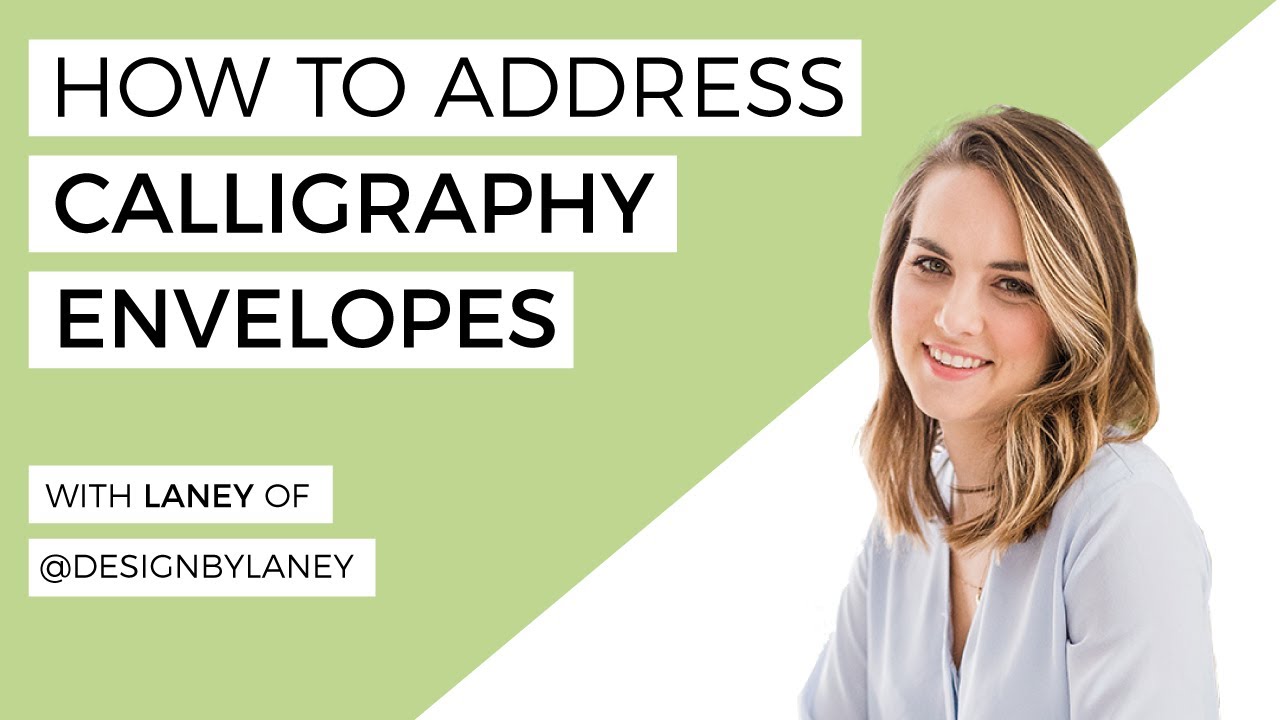 How To Address Calligraphy Envelopes– Tips & Tricks with Laney of ...