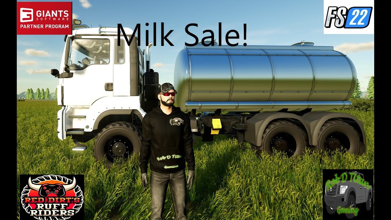 FS22 New Horizon 32X "Our first milk sale!" #FarmingSimulator22 - YouTube