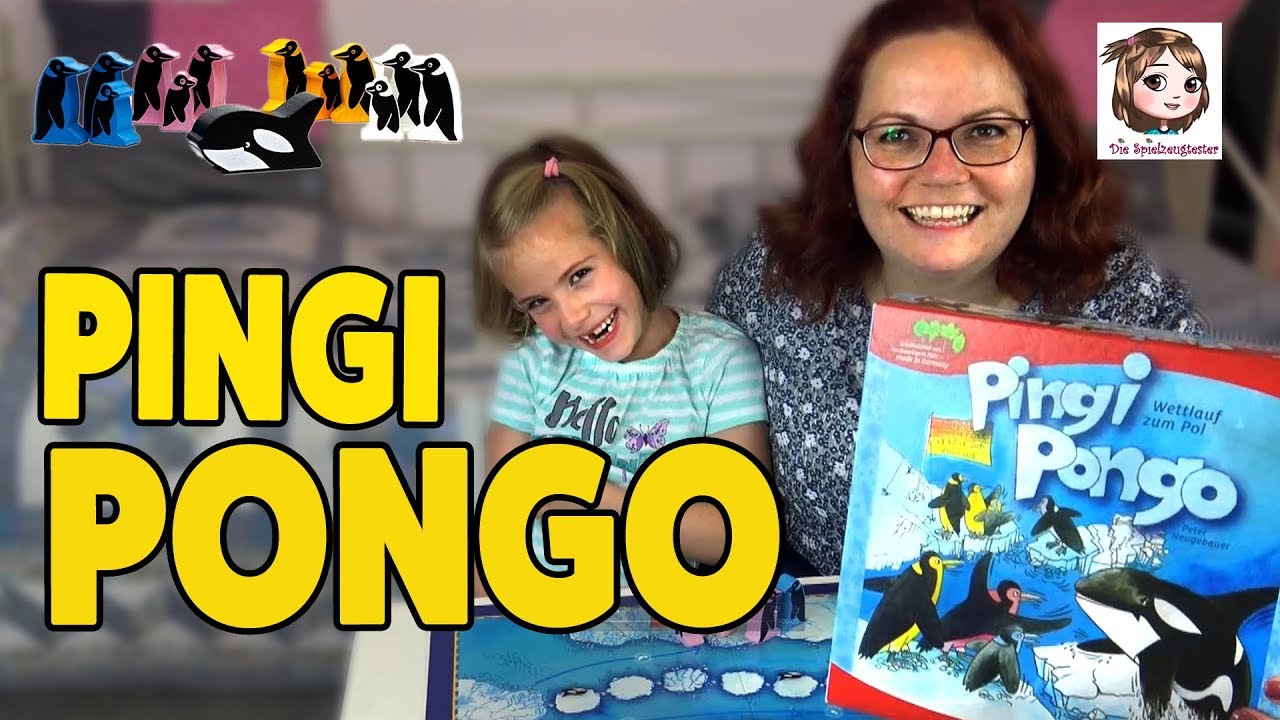 PINGI PONGO - Wettlauf der Pinguine zum Pol 🐧 Vorsicht vor dem Wal! 🐳 | Noris Spiele - YouTube
