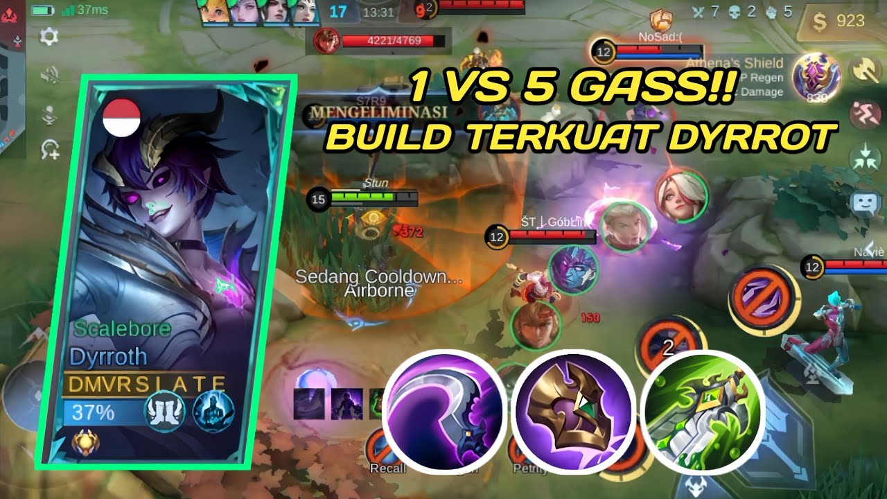 BEST HERO FOR SOLO RANGKED MOBILE LEGENDS 2024 | BUILD SEMI TANK ...