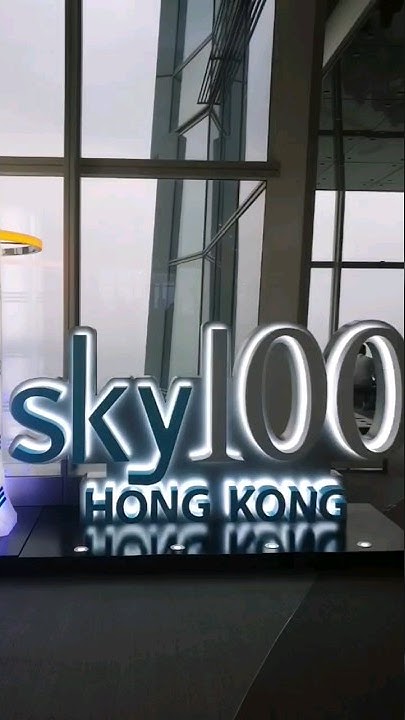Sky100 Hongkong is a 360-degree indoor observation deck #sky100 #hongkong #shorts - YouTube