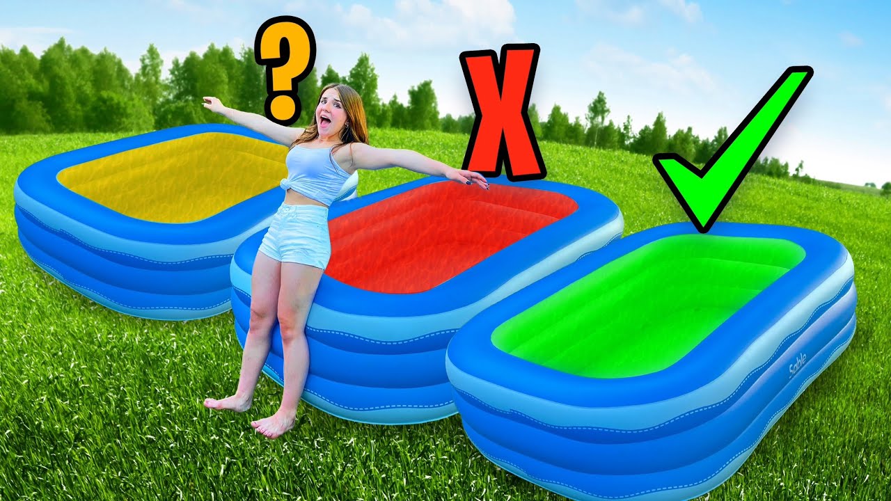DON’T FALL Into The WRONG Pool! **GROSS Challenge**🤮 | Piper Rockelle ...