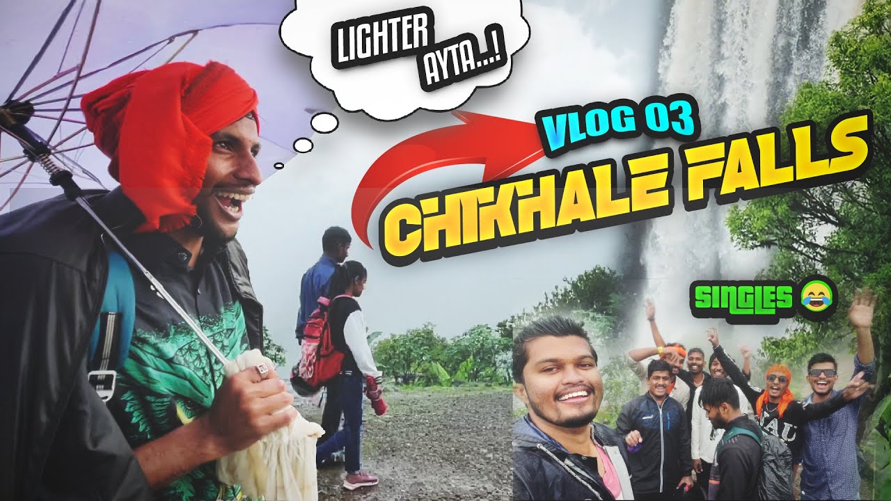 Chikhale falls #vlog03 funny Vlog - YouTube