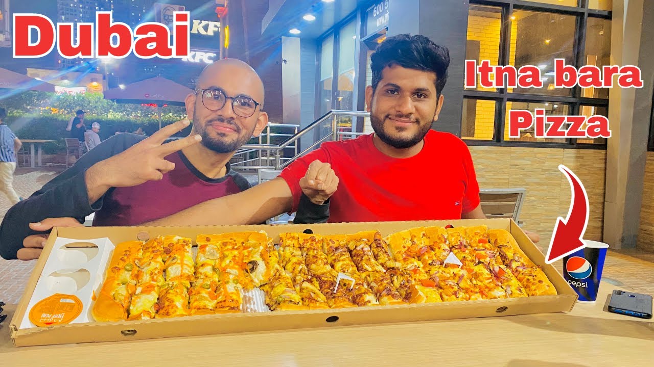 Bahi Hamza na Aj Treat di | Pizza Party in Dubai | Perk Dubai - YouTube
