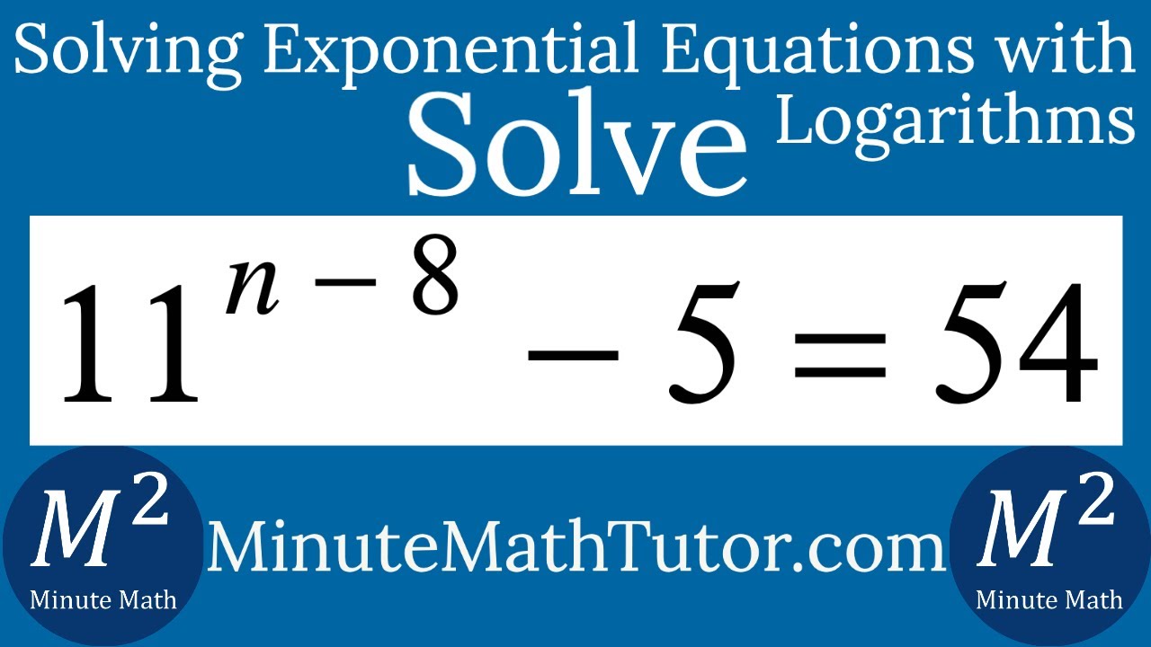 Solve 11 n 8 5 54 YouTube Solve 11 n 8 5 54 YouTube