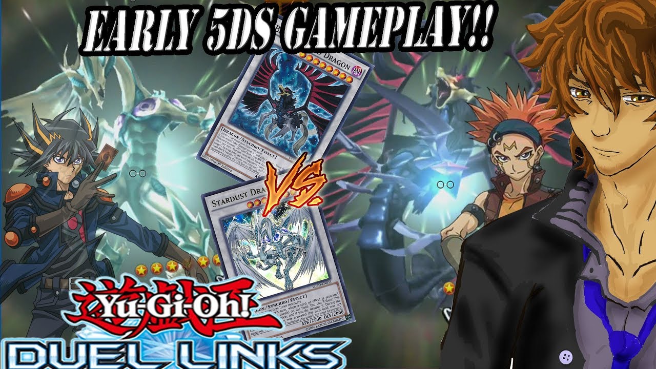 YUSEI VS CROW!! FIRST LOOK AT 5DS AND SYNCHROS!! | YuGiOh Duel Links ...