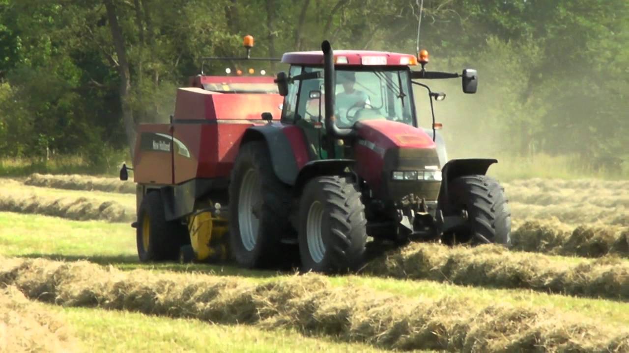 Case MXM 175 en New Holland BB940A - YouTube
