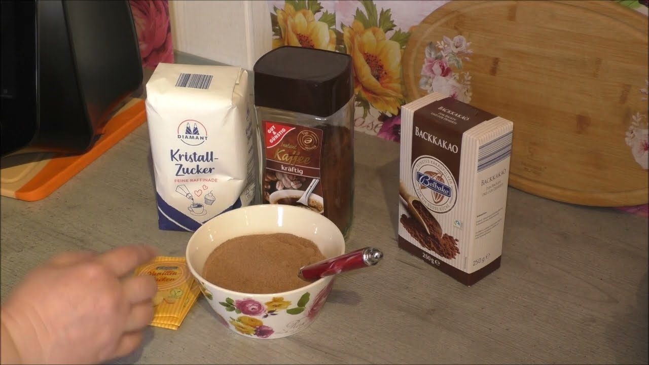 Eiskaffee Pulver aus 3 Zutaten selber machen im Mambo - YouTube