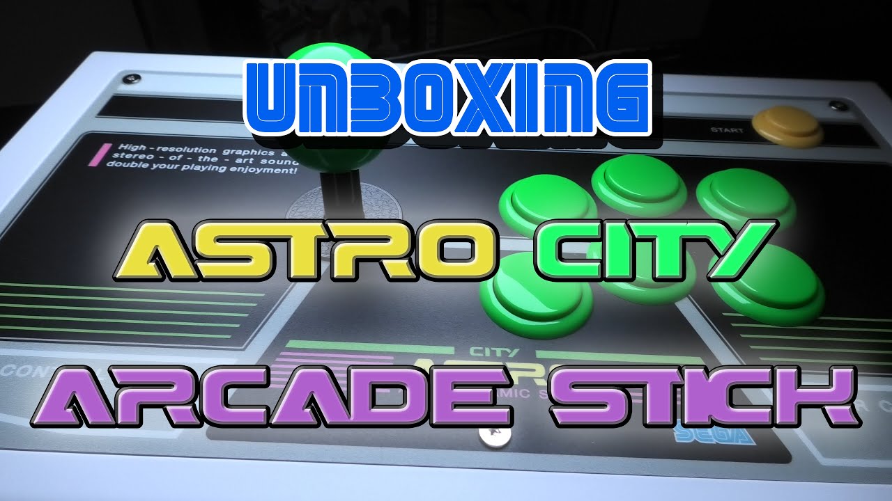 Stick Arcade Astro City Mini Unboxing (ASMR) - YouTube