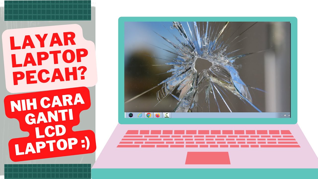 Tutorial ganti LCD / layar laptop buat amatir!!! | Replacement LCD ...