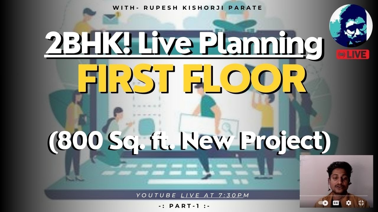 2BHK! Live Planning First floor (800 Sq. ft. new project) - YouTube