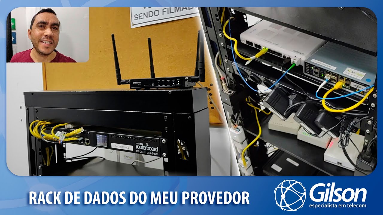 Rack de Dados do meu Provedor (roteador de borda, concentrador, modems ...