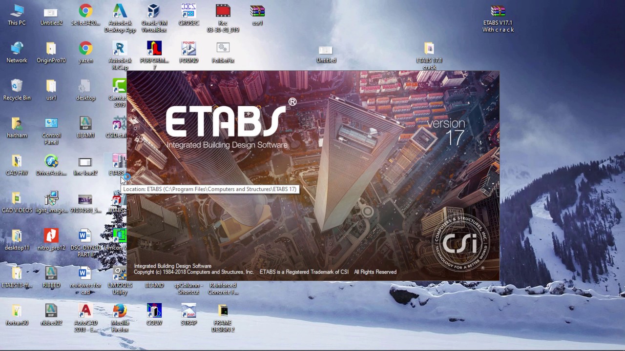 ETABS 17 INSTALL - YouTube