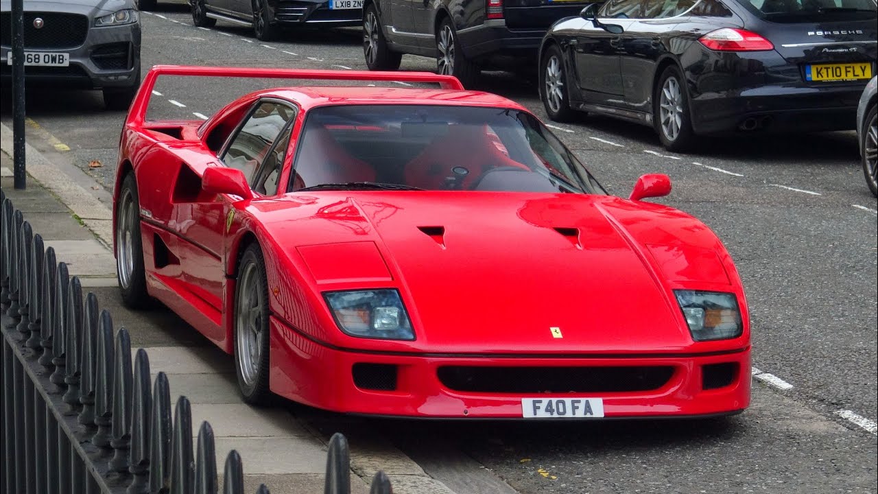 Supercars in London 2021 [ 34 ] (F40, 765LT, Aventador SVJ, X3 720S, GT3RS, Pista Spider ...