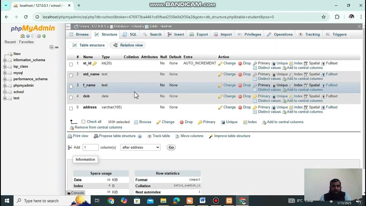 how to create a database in mysql #localhost - YouTube