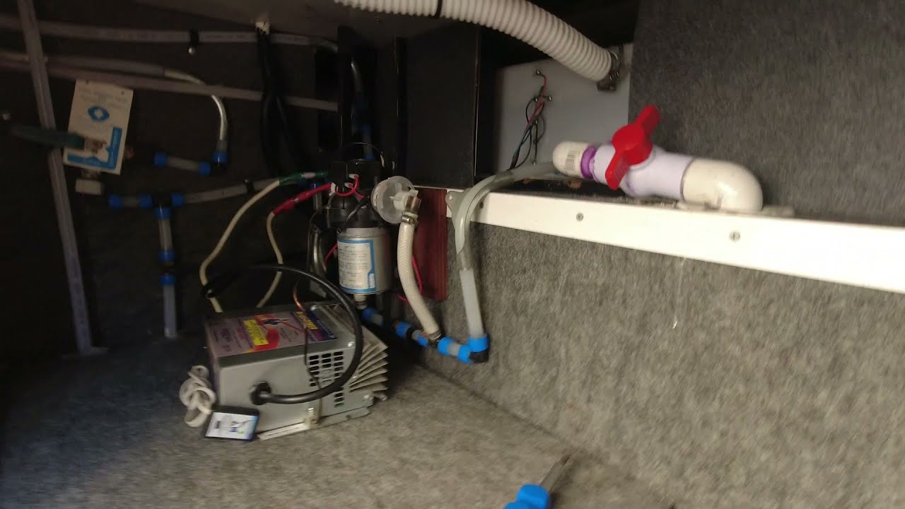 Installing the ole' Progressive Dynamics PD9270 power converter in the Flair - YouTube