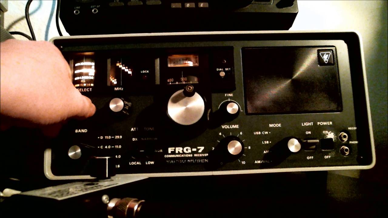 40 Meter Ham Band and WBCQ on the Yaesu FRG-7 - YouTube