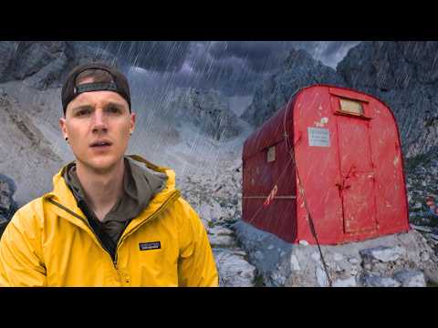Gewitter in den Alpen - Allein in der Schutzhütte gefangen