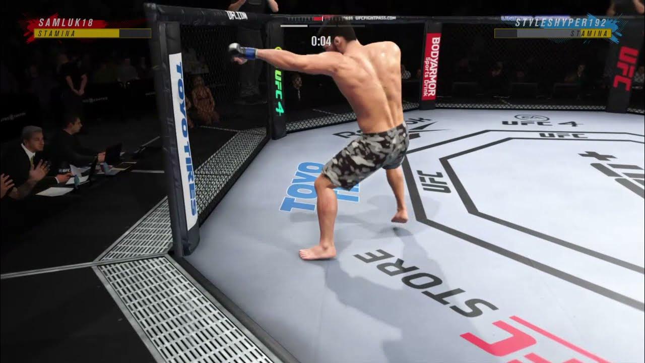 Weird Ufc 4 Glitch Gameplay Youtube