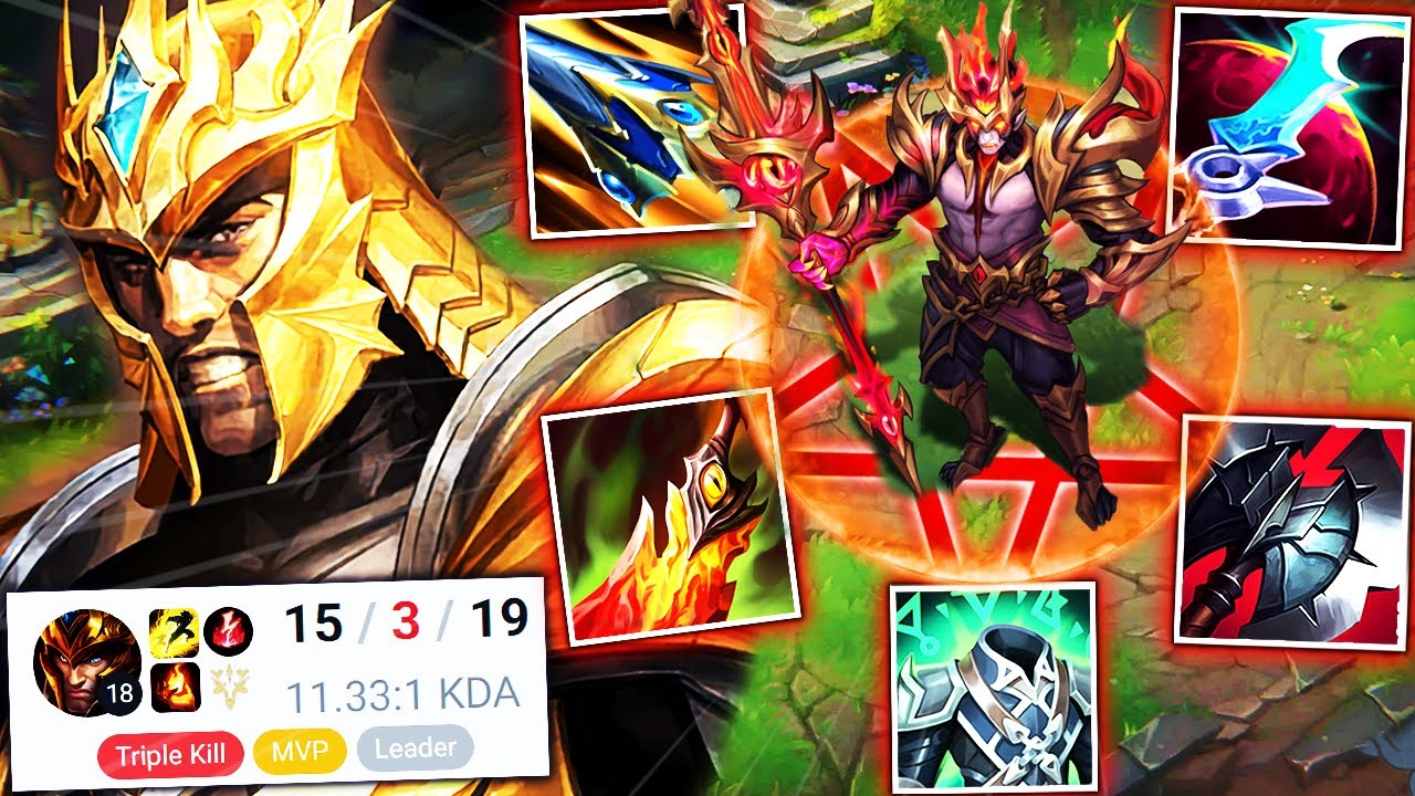 I created this New Jarvan Top Lane Build that can Carry any Game ...