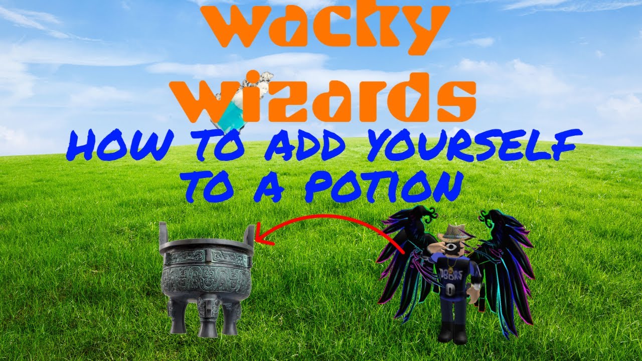 how to make a potion of yourself in wacky wizards (roblox) - YouTube