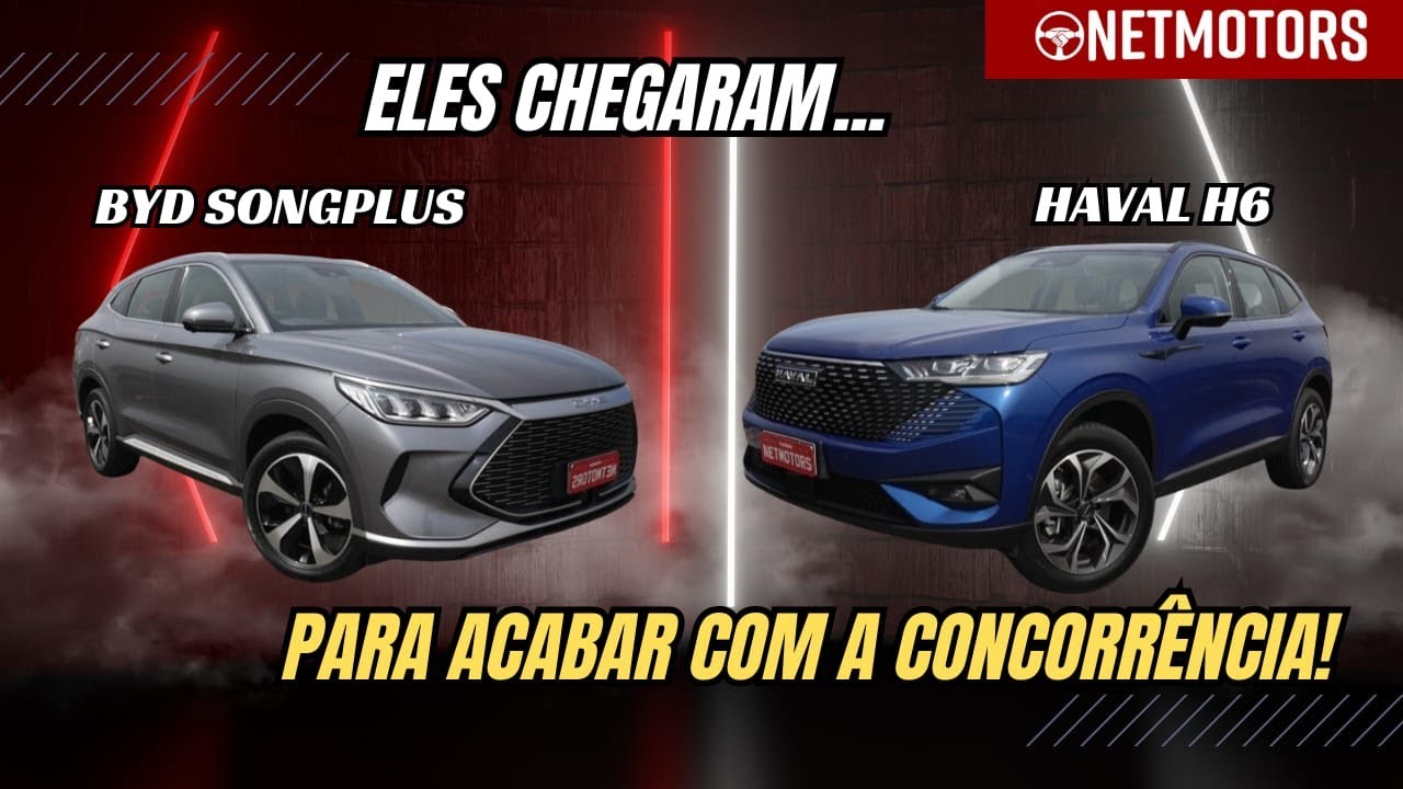 BYD SONG PLUS X GWM HAVAL H6 PHEV QUAL DELES E A SUA CARA ? VEJA A ...