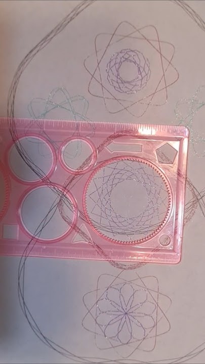 Multi layer ruler spiritual spirograph with seni sacred symetry #art #spirograph #colors - YouTube