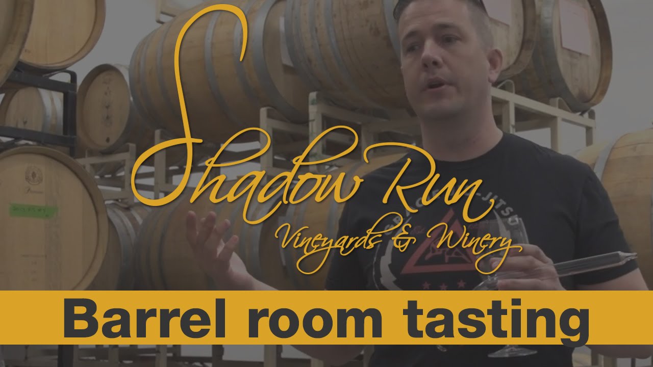 Shadow Run Vineyards Paso Robles CA - Barrel tasting on the creston ...