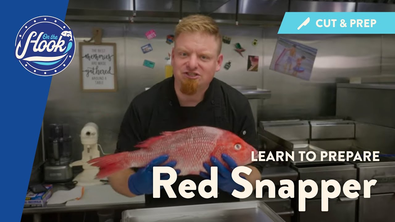 How to Cut & Prep Red Snapper | On The Hook - YouTube