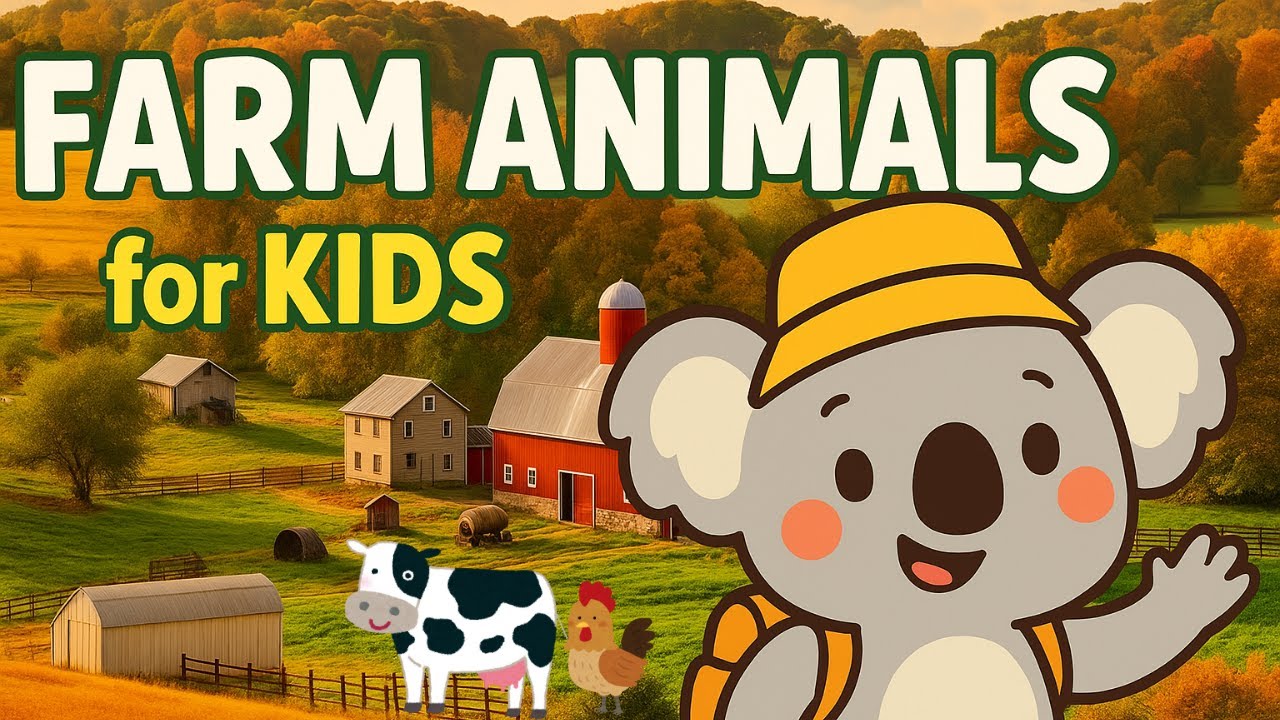 Learn Farm Animals and Their Sounds for Kids 🐮🐔 | Real Animal Videos ...