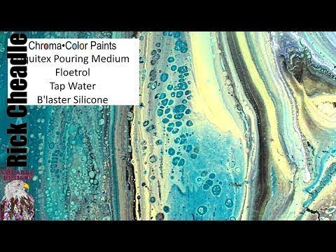 100. Chroma Color Paints Fluid Art. Paint Pouring. 18x24 Easy Flow Pour ...