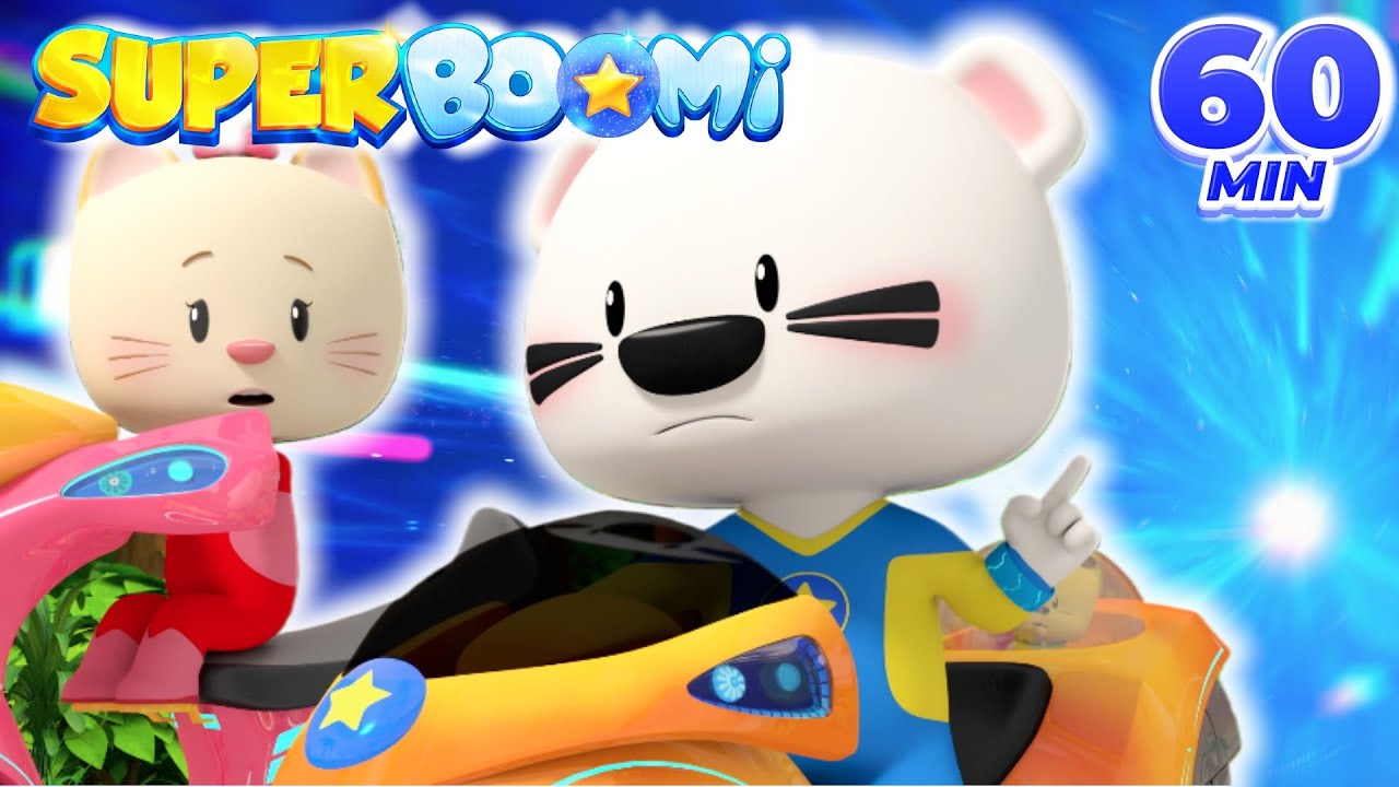 Boomi in a motorcycle rescue 🏍️ | Kids Cartoon Compilation | Super ...